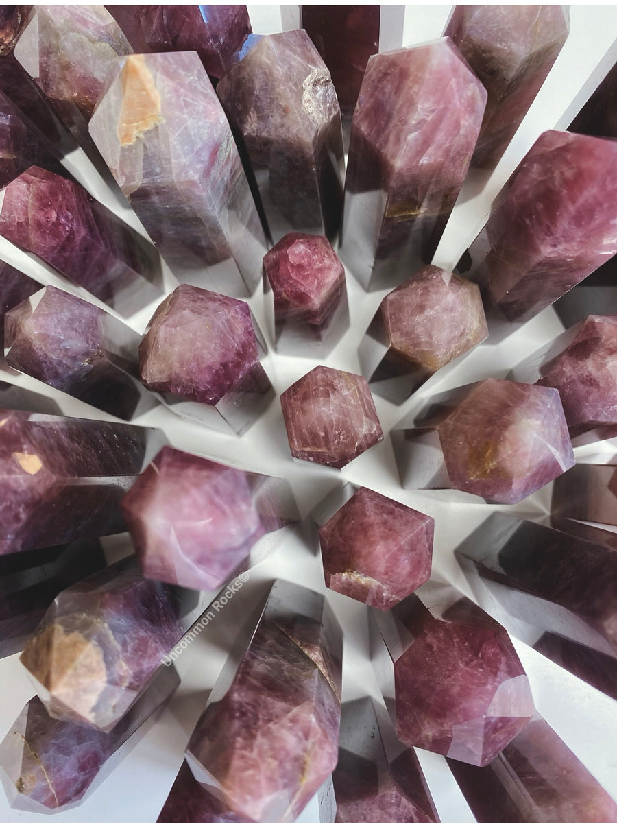 Lavender Rose Quartz Towers – Uncommon Rocks