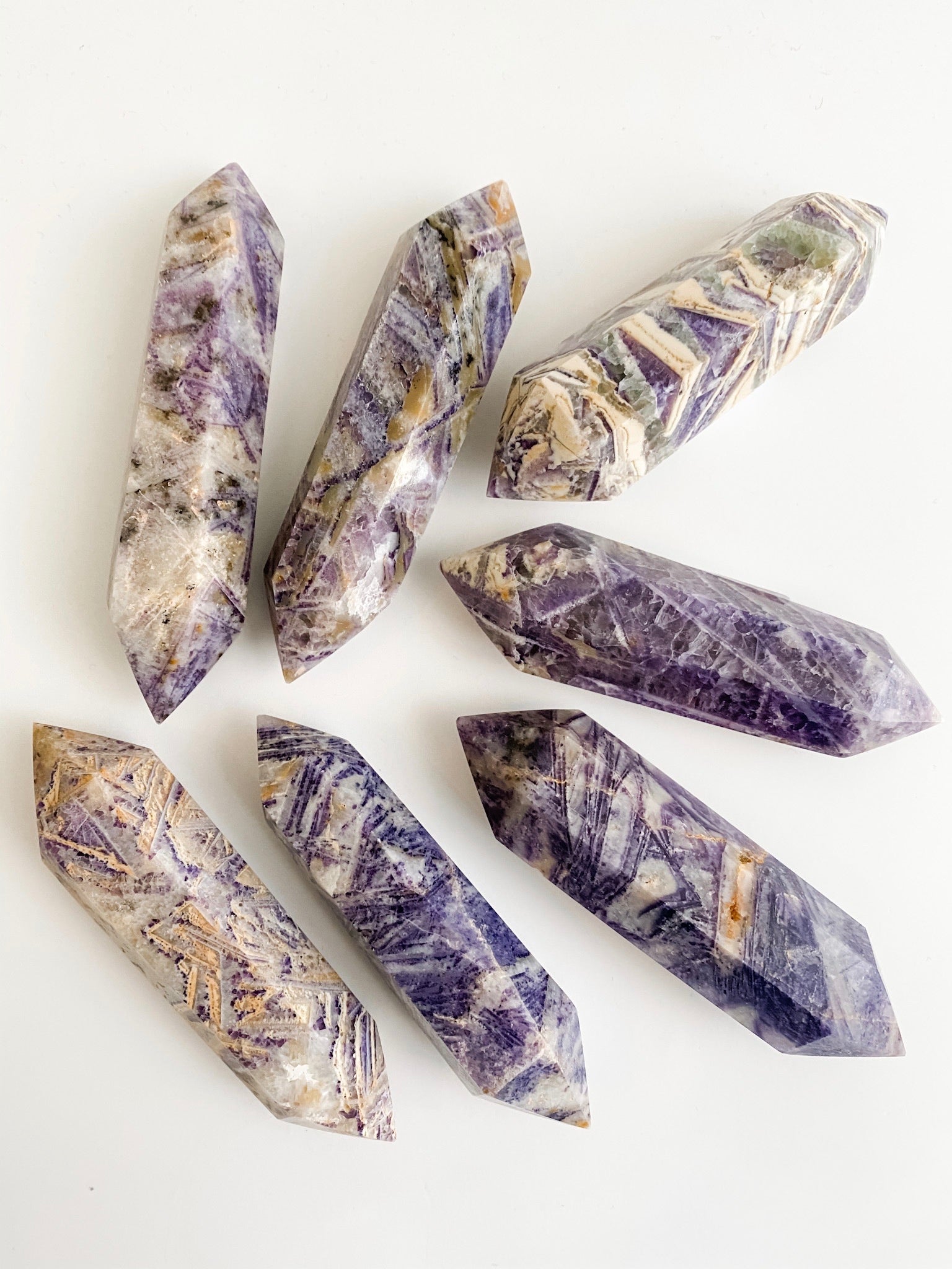 Violet Jasper DT Points – Uncommon Rocks